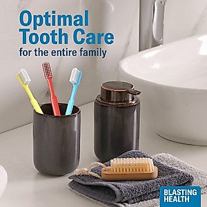 Blasting Health Bulk Disposable Soft Bristles Toothbrushes, Individually Wrapped, Assorted Colors, 39 Tufts - 100 Pack (Pre-Pasted)