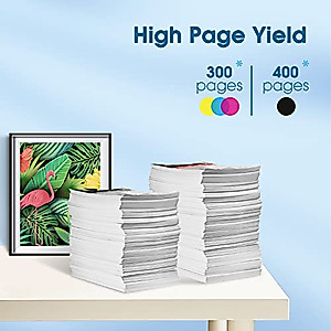 L2KB PG-260XL CL-261XL Ink Cartridge 260XL 261XL for Canon 260 and 261 Ink cartridges XL Canon 260 Black Ink for Canon Pixma TS5320 TS6400 TS6420 TR7020 Printers (1Black/1Tri-Color, 2PK)