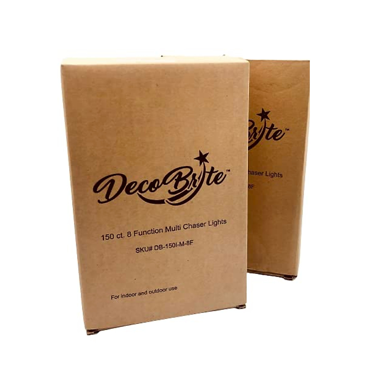 2 Packs of DecoBrite Multicolor 8 Mode Function 150 ct. Indoor/Outdoor Christmas String Lights (2pks, Multicolor)