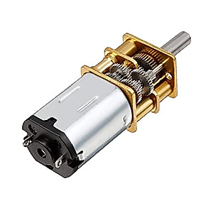 Sopepoyie N20 DC3V Mini Metal Gear Motor 15RPM Micro Speed Reduction Gear Motor Metal Gear Micro Motor 2PCS