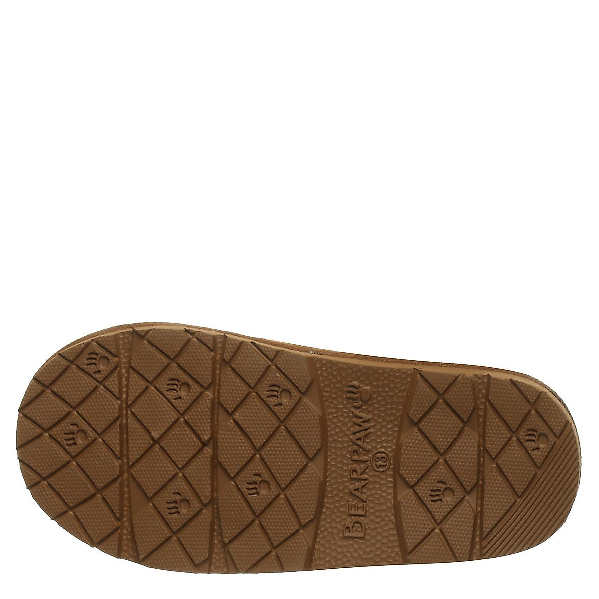 BEARPAW Loki Youth Hickory Size 4 | Youth 's Slippers | Youth 's Shoes | Comfortable & Light-Weight
