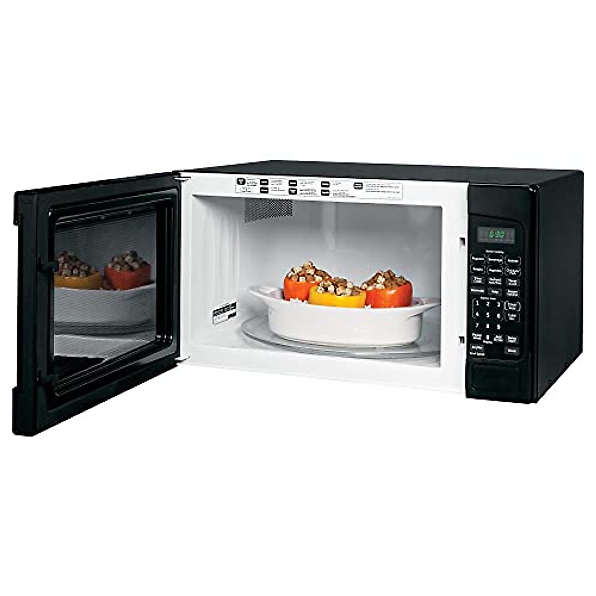 GE JES2051DNBB Countertop Microwave, 2.0