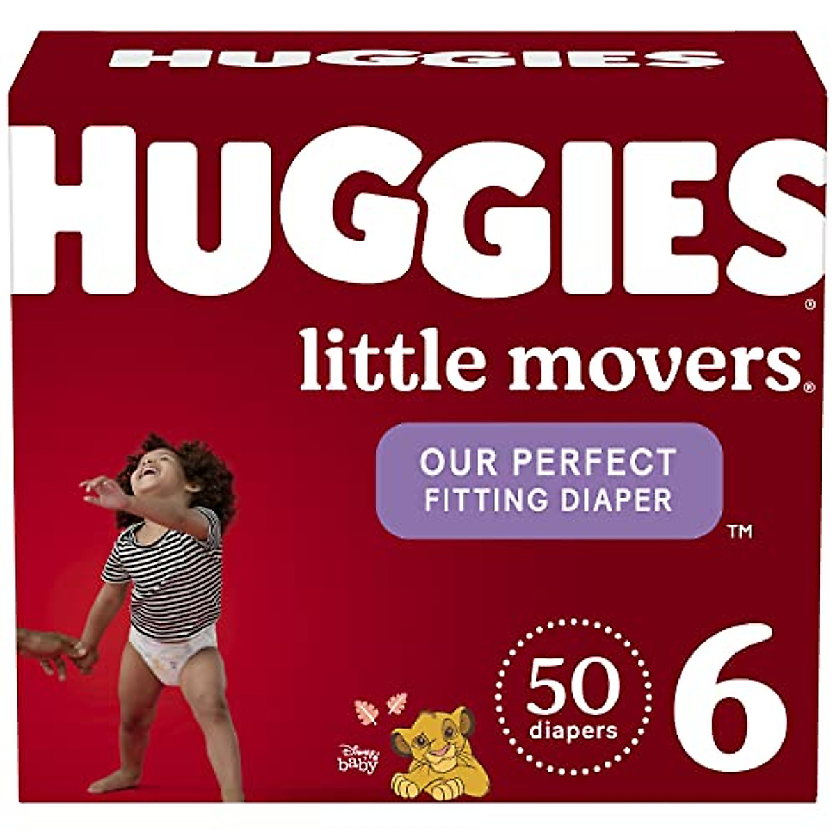 Huggies Little Movers Diapers, Size 6