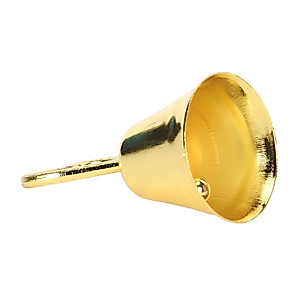 10Pcs European Style Bell Shaped Table Number Holders, Bell Place Card Holders, Table Number Holders, European Style Innovative Bell Shaped Place Card Holders for Event Wedding Restaurants(Gold)