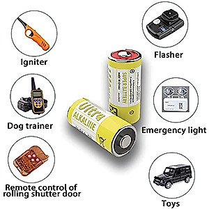 SKOANBE 4LR44 6V Alkaline Battery for Dog Collars（Pack of 5）