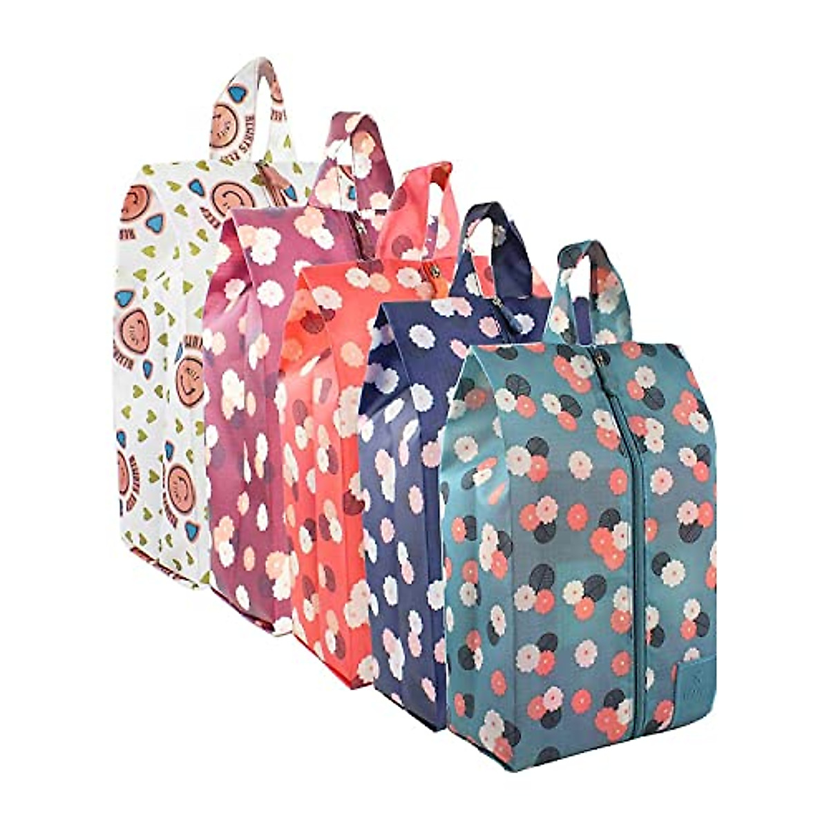 Zmart Shoe Bag, Shoe Bags for Travel Storage, Gift Bag Storage, Travel Gifts for Women, Waterproof 5 Pack