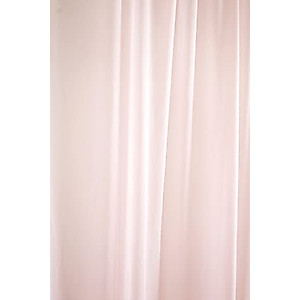 Lookein Blush Wedding Backdrop Wrinkle-Free White Sheer Backdrop Curtains 10ft x 10ft Chiffon Fabric Drapes for Wedding Ceremony Arch Party Stage Decoration