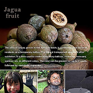 Yomagine Temporary Tattoos Kit, Semi Permanent Tattoo Ink, DIY Fake Freckles Temporary Tattoos for Women Men Kids, Summer Trend Freehand Ink with 59 Pcs Tattoo Stencils, Jagua Gel - Full Kit 5 Bottles