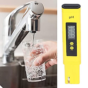 Yosoo Digital Ph Meter, High Accuracy Water Quality Tester Testing Range from 0.00 to 14.00 Ph for Household Drinking, Pool and Aquarium Using