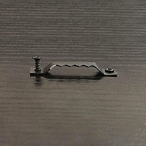 EesTeck 50 Pack Small Sawtooth Picture Hangers Steel Picture Hanging Picture Frames Hangers with Screws Picture Hang Solutions, for Hanging Clock Paintings Artwork Picture Frame Hook Photos (Black)