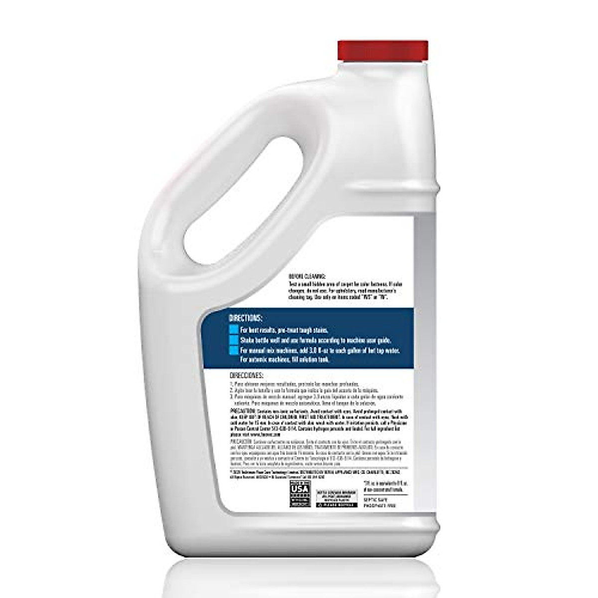 Hoover Oxy Deep Cleaning Carpet Shampoo, Concentrated Machine Cleaner Solution, 116oz Formula, AH30936, White