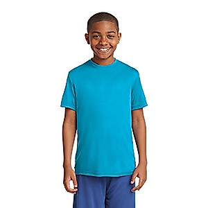 Sport-Tek YST350 Youth Competitor Tee, Atomic Blue, X-Large