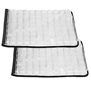 FlexiFreeze Party Mat Chiller - Food Cooling Buffet Cooler for Cold Serving (19" x 15") (Black/Black)