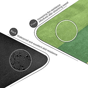 VIKKO Cute Watermelons Fruit Yoga Mat Ultra Thin Folding Mat for Exercise Fitness Pilates Stretching Meditation