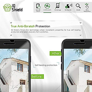 IQShield Screen Protector Compatible with Apple iPhone SE (2020)(2-Pack) Anti-Bubble Clear Film