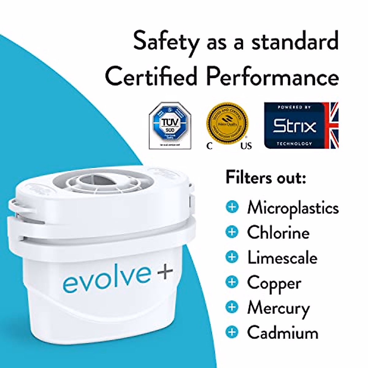 Aqua Optima AUH012 Countertop Water Filtration System, Hot Water Dispenser, Countertop Water Filter, hot Water Kettle Electric, Water Boiler, 7 Temperatures, Zero Installation, Includes 1 Filter