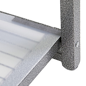 Origami Magnetic Shelf Liners (29" L x 10.5" W) for R3 Series 3 Tier Storage Units with Magnetic Tabs, Easy Clean Plastic Surface, Pack of 3 - Clear