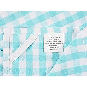 KAF Home Pantry Kitchen Dish Towel Set of 4, Cotton Rich, 18 x 28-inch (Gingham Bouquet Watering Can Flower Pot)