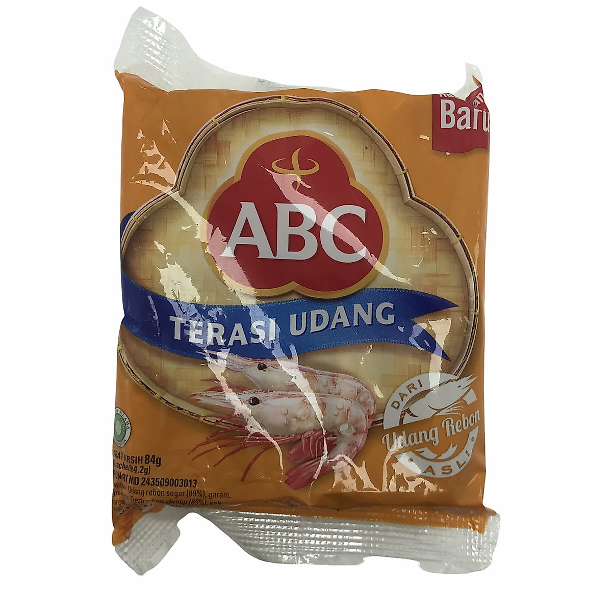 4.2gX20 pieces ABC Indonesia seasoning against Terasi Udang single-use type [parallel import goods]
