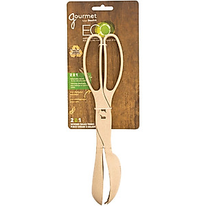 Starfrit Gourmet ECO 2-in-1 Salad Scissor, 11 in, Tan