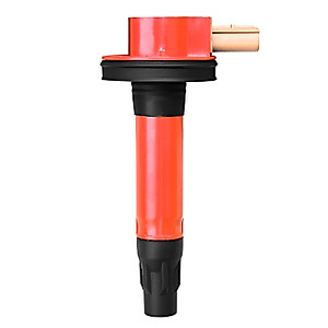 ENA Set of 6 Red Ignition Coil Pack 2011-2020 Compatible with Ford Lincoln Explorer Expedition F150 Flex Lobo MKS MKT Navigator Transit 150 250 350 Taurus V6 3.5L Replacement For C1814 DG549 UF646