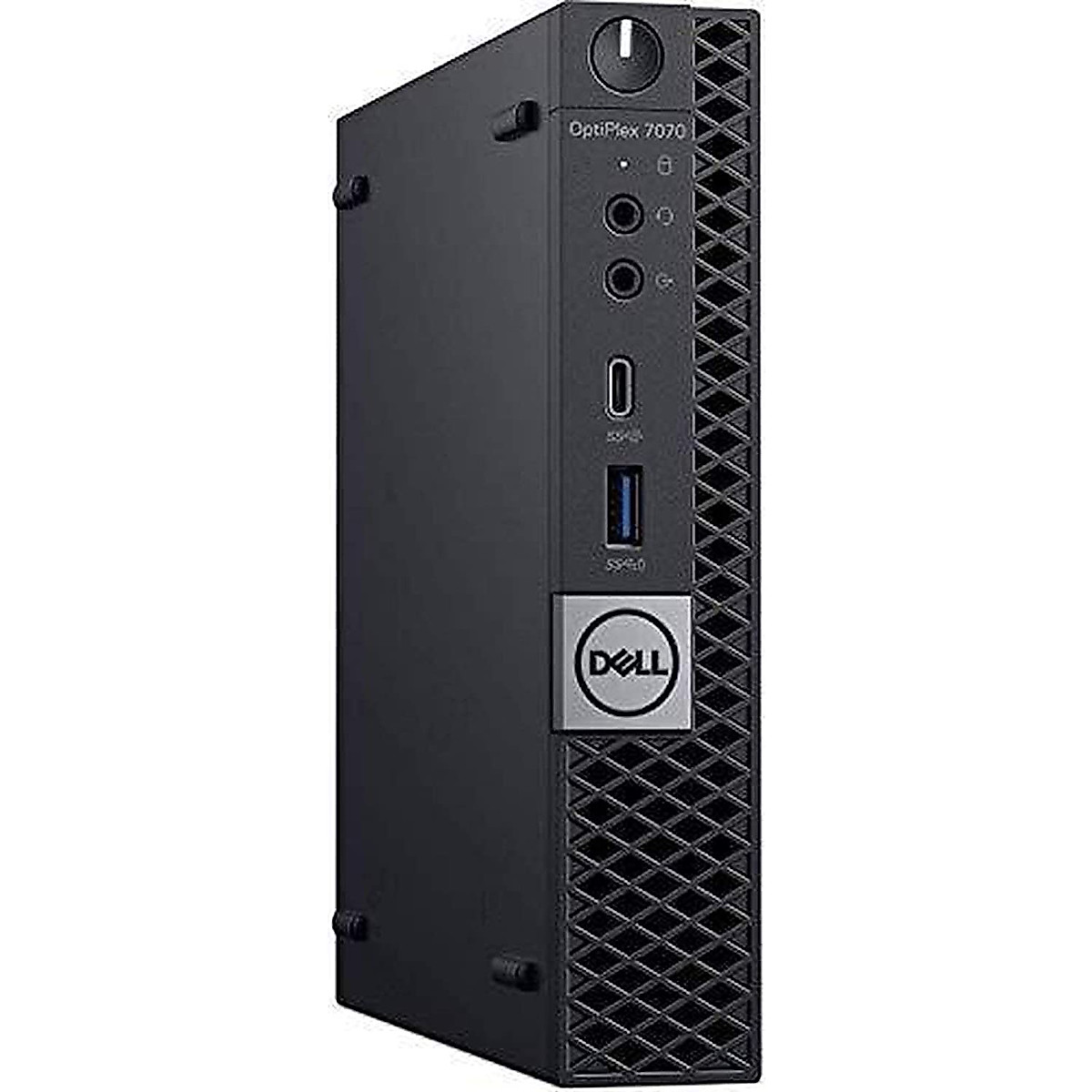 Dell Optiplex 7070 MFF Micro Form Factor Desktop 9th Gen Intel Core i7-9700T 8-Cores Processor, 16GB DDR4 RAM, 256GB SSD, Intel UHD Graphics 630, Windows 10 Pro, with 24" LCD (Renewed)
