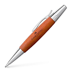 Faber Castell Mechanical Pencil, Emotion Wood & Chrome, Pear Wood, Brown, 138382, 1.4mm, Authentic Imported