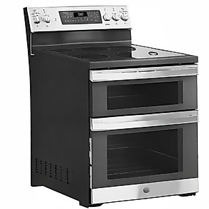 GE® 30" Free-Standing Electric Double Oven Convection Range