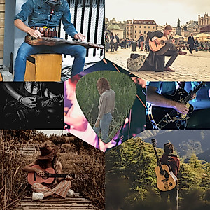 Custom Guitar Picks 6-pack Personalized Guitar Pick Add Your Own Design Photo Text 0.46mm / 0.71mm / 0.96mm Thin, Medium, Heavy for Electric Guitar Bass