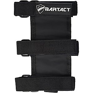 Roll Bar Fire Extinguisher Holder Mount, Adjustable Steel Brackets, Black, 2.5 to 5 lbs, for Jeeps TAOFEHR, Made in The USA, by BARTACT