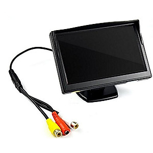 BW 5" High Resolution HD 800 * 480 (no 320 * 240) Car TFT LCD Monitor Screen with 2ch Video for Car Rearview Backup Cameras/Car DVD/VCD/GPS/Other Video Equipment