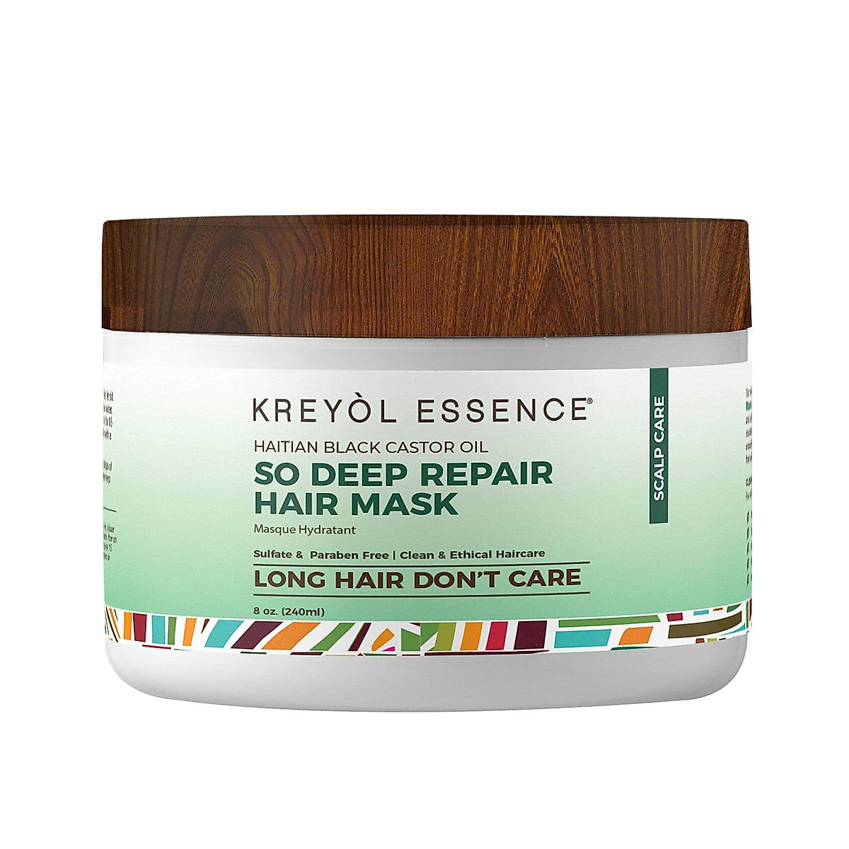 Kreyol Essence – 8 Oz DEEP CONDITIONER MASK, Scalp Care Reduce Shed + Repair Hair Mask, Overnight Moisture Mask