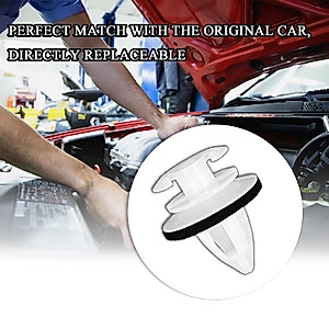 Gistilli 50Pcs 9mm Door Trim Panel Retainer Clips with Seal Ring #51411973500 Compatible with BMW 320i 325Ci 325i 325xi 328Ci 328i 525i 530i E36 E34 E38 E39 E46