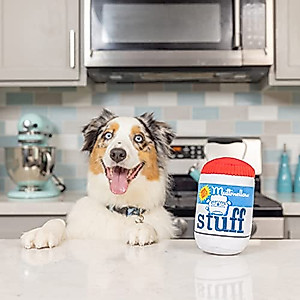 Huxley & Kent H&K for Dogs Power Plush | Muttmellow Stuff (Small) | Funny Dog Toy | Dog Toy with Squeaker | Dog Gift | Fun, Durable, and Safe | Squeaky Dog Toy