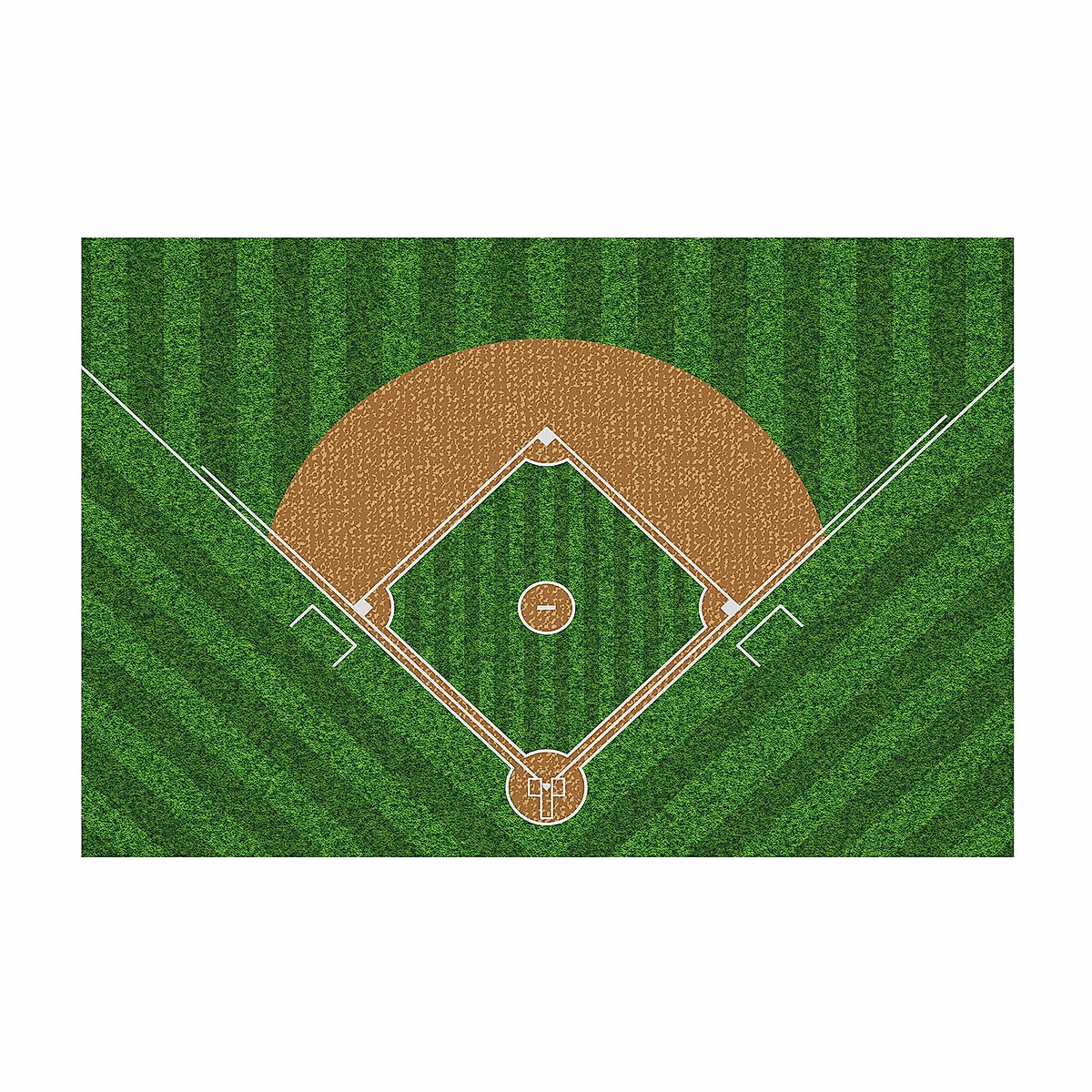 Osimiccp Baseball Rug for Boys Bedroom 3'x5' Non Slip Sports Rug,Boys Rugs for Bedroom Living Room Baseball Room Decor