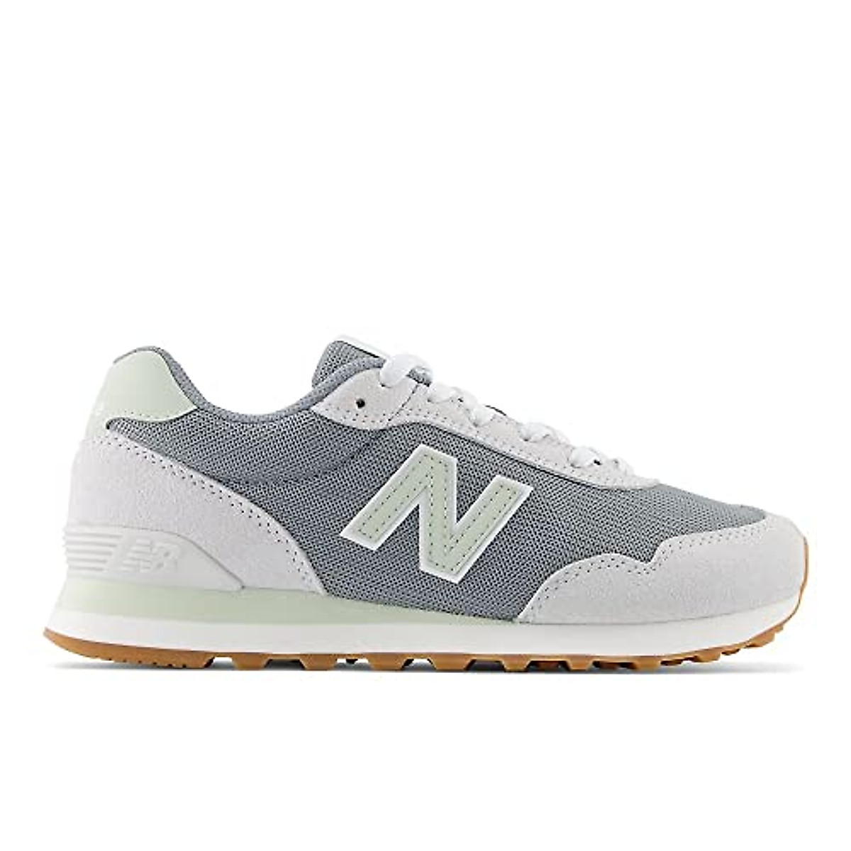 New Balance Women's 515 V3 Sneaker, Steel/Quartz Grey/Silver Moss, 8
