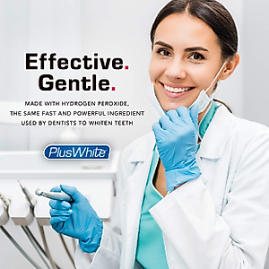 Plus White Speed Whitening Gel - Works in 5 Minutes - Professional Teeth Whitening w/ Dentist Approved Ingredient (2 oz)