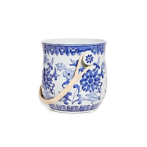 Two's Company Inc. Two's Company Canton Collection Wine Bucket, White, One Size