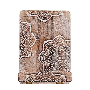 Farmhouse Kitchen Decor Wooden Cookbook Stand for Kitchen Counter Foldable Recipe Book Stand Holder Easel for Kitchen Text Book Ipad Tablet