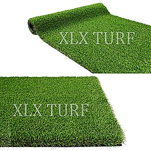 XLX TURF Realistic Artificial Grass Rug Indoor Outdoor - 3ft x 5ft, Thick Synthetic Fake Grass Dog Pet Turf Mat for Garden Lawn Landscape