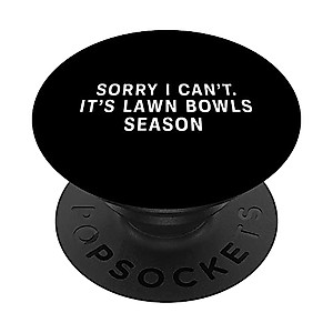 Funny Lawn Bowls Idea For Women & Novelty Lawn Bowling PopSockets Swappable PopGrip