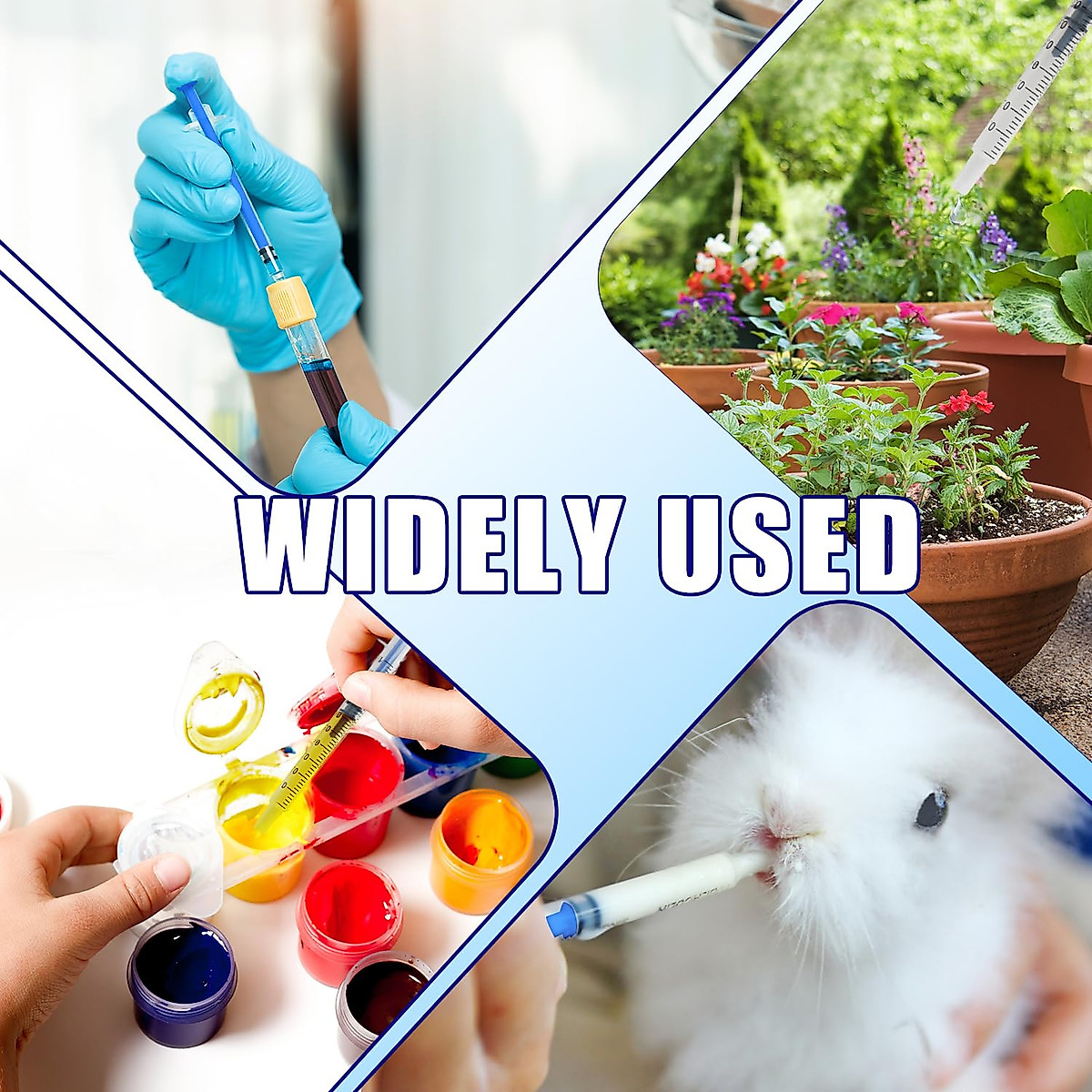 100Pack 1ml Syringes With Caps