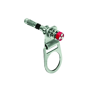 FallTech 7451C Rotating Anchor - Anchor Bracket, Integral D-Ring, Universal Bushing, Large Washer with Hilti HSL-3-B M 12/25 Expansion Bolt, Silver