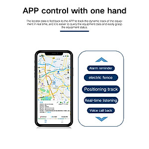 GPS Strong Magnetic Car Vehicle Tracking Anti-Lost Tracker, Multi-Function GPS Mini Locator, Monitoring, Automatic Recording/Voice Activated Callback with App, for Vehicles