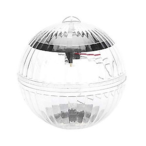 OUKENS Decor Light,Multi-Color Waterproof IP44 Solar Powered Floating Ball Lamp for Swimming Pool Garden Magic Ball (Colorful Light) LED