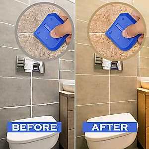 12Pcs Caulking Tool Kit, Professional Silicone Profiling Kit with Sealant Finishing Tools and Caulk Removal Tools