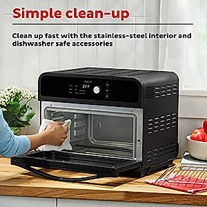 Instant Omni Air Fryer Toaster Oven Combo 19 QT/18L, From the Makers of Instant Pot, 7-in-1 Functions, Fits a 12" Pizza Oven, 6 Slices of Bread, App with Over 100 Recipes, Black Finish