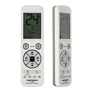 CHUNGHOP Universal Remote for Air Conditioner Control with Back Light Big Monitor Air Conditioning Controller K-1060e 5000Code in 1 for LG, Samsung, Fujitsu, Daewoo, Gree, Carrier, Panasonic AC etc.