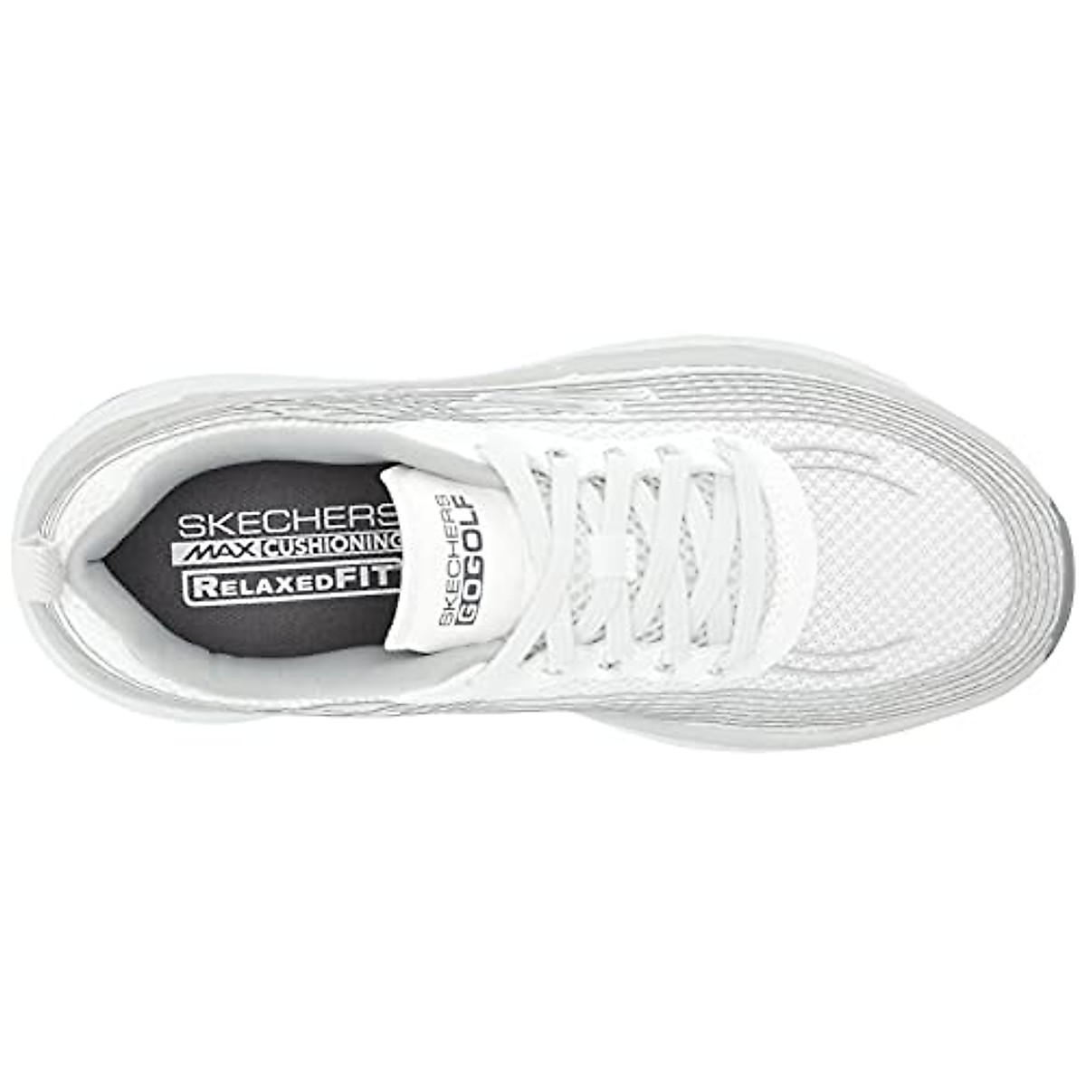 Skechers Women's Go Ultra Max Spikeless Golf Shoe, White, 9.5