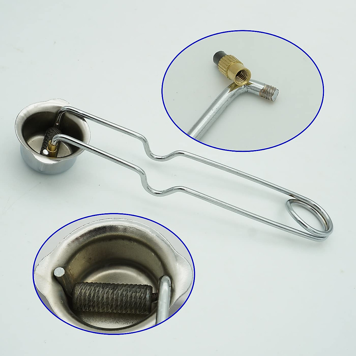 GUTIMORE Single Flint Striker Spark Lighter 2PC with 20 Extra Flint Replacements, for Welding, Brazing and Soldering